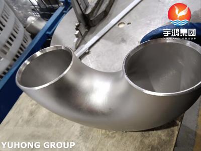 中国 ASTM A403 WP321-S180 システム圧力低下を減らすための°肘 販売のため