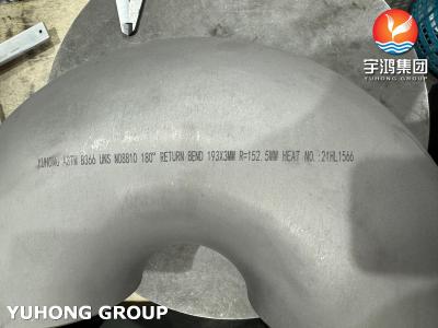 Cina ASTM B366 UNS NO8810 180 RITORNO 180° Fitture a cuffia a gomito per forno di cracking di etilene in vendita