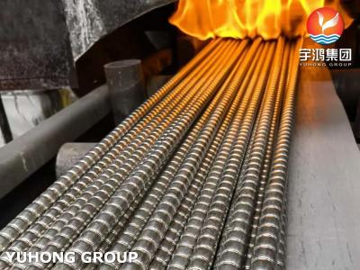 China ASME SA312 / ASTM A312 TP310S Corrugated Fin Tube For Heat Exchanger for sale