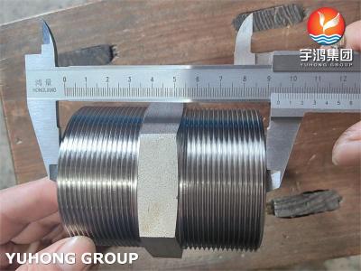 Cina ASTM A182 F316L BSP Union Hex Nipple Pressure Forging in vendita