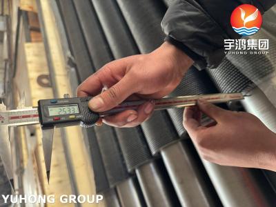 Cina Tubo alettato scanalato ASTM A335 P11 con alette GR 11 per sistema surriscaldatore HSRG in vendita