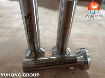 중국 ASTM A182 F53 슈퍼 듀플렉스 강 2507 니포렛 피팅 MSS SP-97 판매용