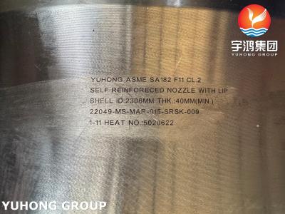China ASTM A182 F11 Cl.2 Self Reinforced Nozzle High temperature and high pressure piping systems and pressure vessels. for sale