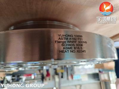 중국 1/2"에서 24" ASTM A182 F51 WNRF 플랜지 클래스 150-2500 부식 내성 듀플렉스 스틸 판매용
