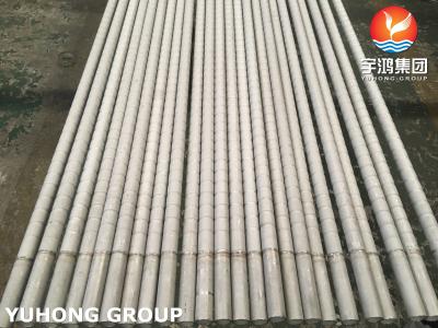 China TP304 / TP304L TP316 / TP316L Edelstahl Wellrohr-Lamellenrohre für Wärmetauscher zu verkaufen