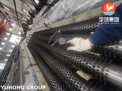 China ASTM A335 P5 P9 P11 P22 Studded Tube Heat Exchange System for sale