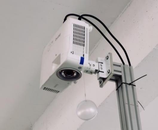 Optional projector system for Glue Plotter