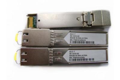 Китай Модуль приемопередатчика GLC-T оптического волокна цифров 1000BASE-T SFP переключателя и маршрутизатора продается