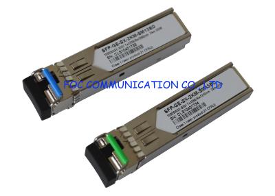 Китай Локальных сетей гигабита приемопередатчика 1.25G Sfp волокно Bidi оптически однорежимное одиночное продается
