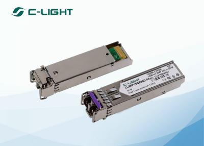 Cina ricetrasmettitore ottico 1000M 1490nm 80km di 10G LC Dulplex CWDM SFP 100km in vendita