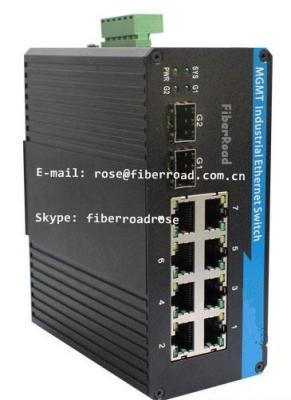Cina il convertitore industriale di media della fibra 10/100Mbps, 8 Port il commutatore di Ethernet in vendita