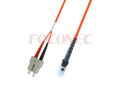 Cina Sc a fibra ottica del cavo del cavo della toppa OM1/OM2 - zip duplex misto di MTRJ in vendita