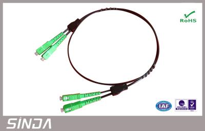 Cina Modo a fibra ottica della MU MTRJ di BACCANO della st LC dello Sc del cavo di toppa FTTH FC singolo o multi modo in vendita