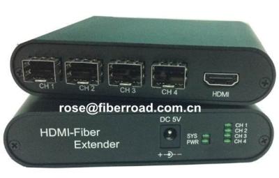 Cina Trasmettitore ottico dei riempitivi di HDMI video via fibra - su a 80km per la soluzione interurbana in vendita