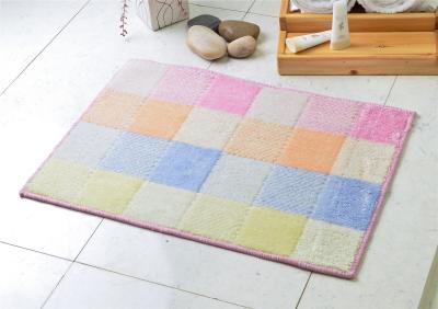 Cina Colori il tappeto da bagno acrilico lavabile di stile nordico del grumo per la decorazione domestica in vendita