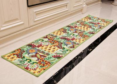 中国 芸術の感覚によっては快適な洗濯できる台所敷物、屋内床のマットが開花します 販売のため
