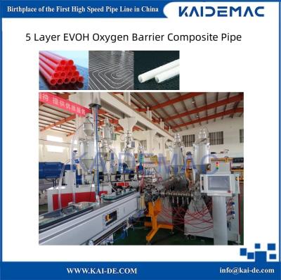 Cina PERT PEX Cinque strati EVOH Pipe Extrusion Line / Floor Heating Pipe Making Machine in vendita