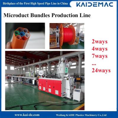 Cina Linea di produzione di fasci di microdotti ad alta velocità in HDPE da 2 a 4 a 24 in vendita