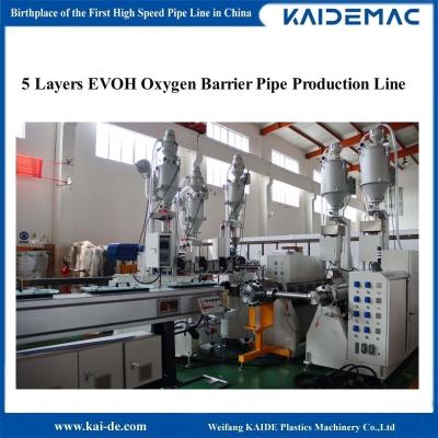 Cina 5 strati di barriera dell' ossigeno PERT EVOH Pipe extrusion line / Pipe production line in vendita