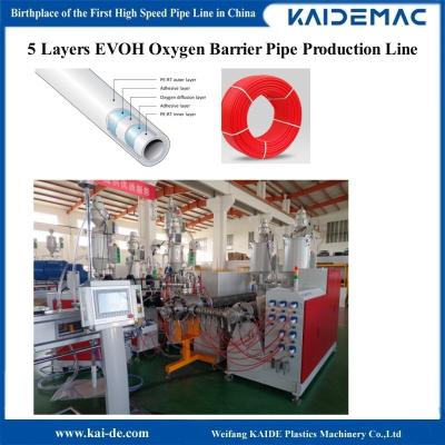 Cina PERT PEX Cinque strati EVOH Pipe Production Line 16 - 32mm in vendita