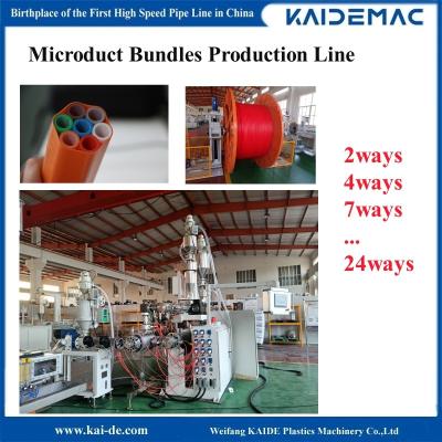Cina Macchina per la produzione di tubi a microdotto in polietilene di base di silicio in HDPE 120 m/min in vendita