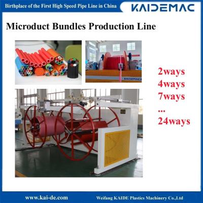 Cina Macchina per la fabbricazione di tubi di microducci a nucleo di silicio in HDPE 120 m/min in vendita