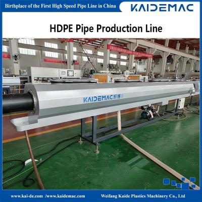 中国 75mm-250mm HDPEパイプ製造機械 / PE / HDPEパイプ製造ライン 販売のため