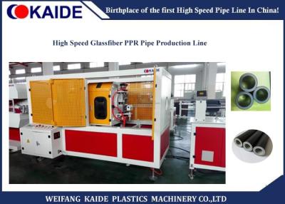 China Tubulação de alta velocidade de PPR que faz a máquina, linha da extrusão da tubulação de 20mm-110mm PPR à venda