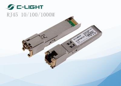 Cina Il RJ45 Port la portata ottica 100m del ricetrasmettitore 10/100/1000M di SFP in vendita