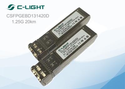 Cina Connettore ottico del duplex del modulo CSFP GE 20km LC dei GBP di CSFP 1,25 in vendita