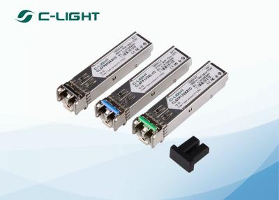 China transceptor óptico de SFP do Ethernet do gigabit 1.25G, transceptores de 1000BASE SX à venda