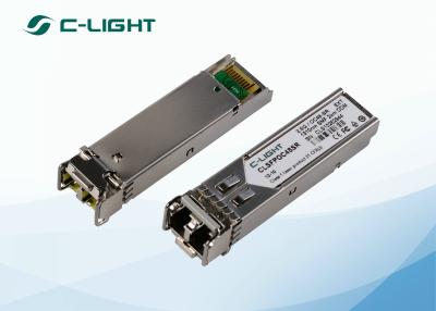China modo 1310nm 4km LC frente e verso do transceptor de fibra óptica de 2.5G SFP único à venda