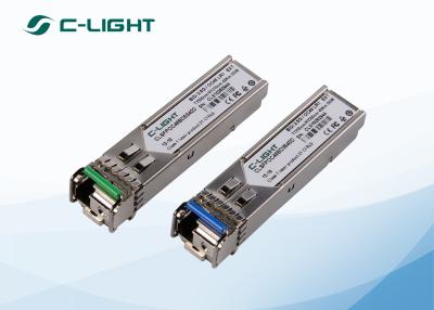 Cina Modulo ottico semplice TX1550nm RX1310nm 40km del ricetrasmettitore di LC SFP BIDI in vendita