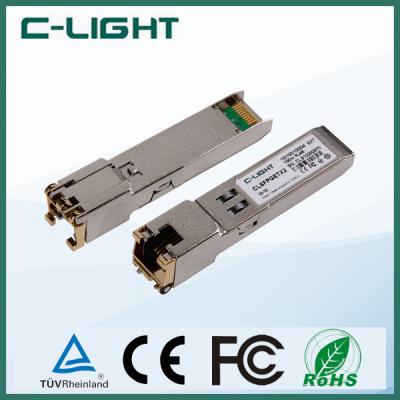 China módulo do transceptor de 100m RJ45 SFP, transceptor óptico de cobre de Cisco à venda