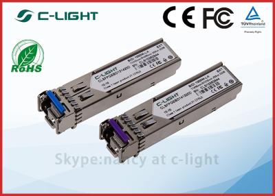 Cina ricetrasmettitore ottico di 1000M SMF BIDI per CISCO/Ethernet del ginepro 1000BX in vendita