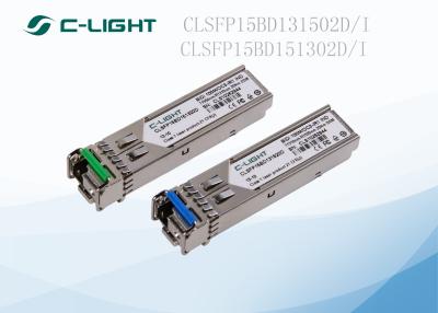 Cina Ricetrasmettitore ottico TX1550nm RX1310nm 2km MMF di SFP BIDI 155M per attrezzatura a fibra ottica in vendita