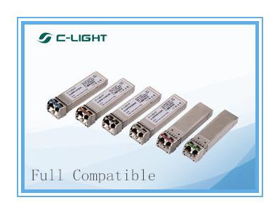 Cina OEM 40km 10GBase SFP + DOM di LC Dulplex DDM dei moduli dei ricetrasmettitori della fibra di CWDM in vendita
