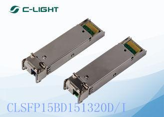 Cina OEM/ODM ottici del ricetrasmettitore 20km TX1550nm RX1310nm SMF di SFP BIDI 155M in vendita