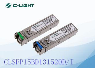 Cina Ricetrasmettitore ottico 20km SMF di TX1310nm RX1550nm SFP BIDI 155M per i commutatori di rete in vendita