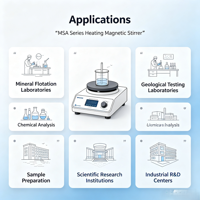 MSA Series Magnetic Stirrer Applications