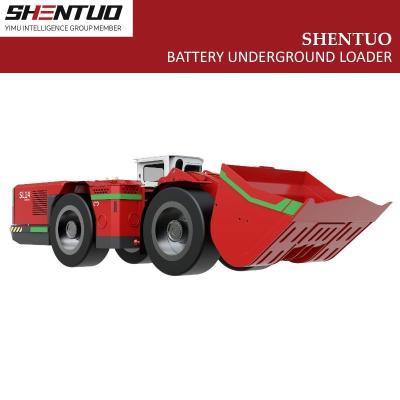                  SL14 Battery Underground Loader Pure- Electricity 6cbm Underground Mining Wheel Loader Accepet Sawppable Battery             