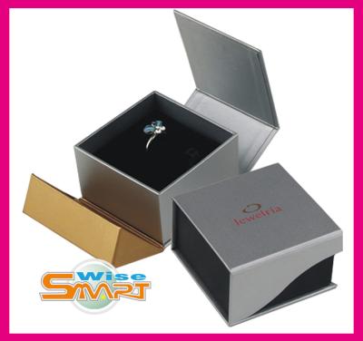 Cina Progettazione d'imballaggio piegante dei contenitori di anello dei gioielli della carta del lusso con il rettangolo, quadrato, circolare, forma ovale in vendita