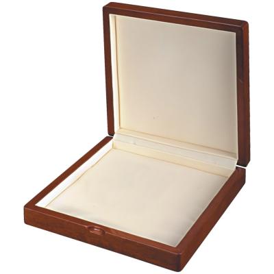 China Caoba blanca portátil del maquillaje, castaña, cajas de almacenamiento de madera del MDF para el collar en venta