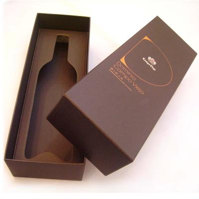 China Caja del vino/cajas de almacenamiento de madera de empaquetado modificadas para requisitos particulares con el papel del Tactility, papel de lujo en venta