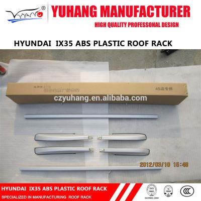 Cina IL TETTO DI ALTA QUALITÀ C122 RECINTA LE BATTAGLIOLE PER L'ARGENTO DELLA LEGA DI ALLUMINIO DI HYUNDAI IX35 (BASE DI PLASTICA) 2011-2017 in vendita