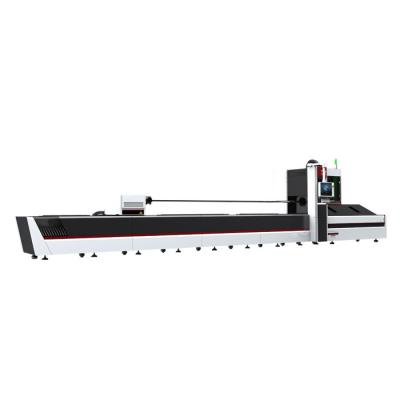 China 4 Axis Steel Laser Cutting Machine Automatic Fiber Square Tube Pipe Profile Steel Cutting Machine Te koop