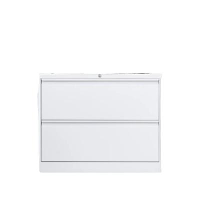 China Modern 2 Drawer Steel File Cabinet Simple Style Foldable & Adjustable Office Furniture for Home Storage Iron Material Office Use for sale
