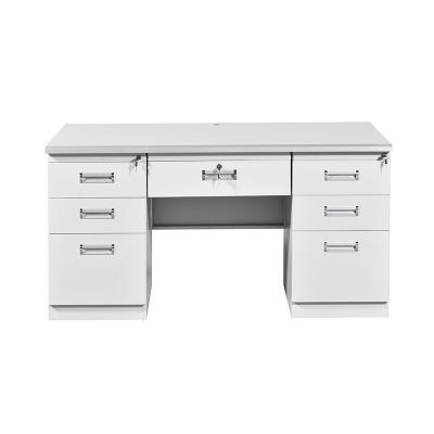 China Modular Writing Table Computing Steel Desk Adjustable Office Metal Table Frame Executive Desk Office Computer Table Office Desk for sale