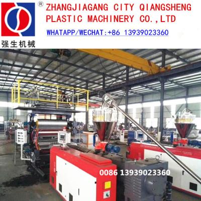 中国 Plastic Composite Line SPC Sheet Stone Machine Tile Extrusion Mat Making Machine SPC Stone Machine 販売のため