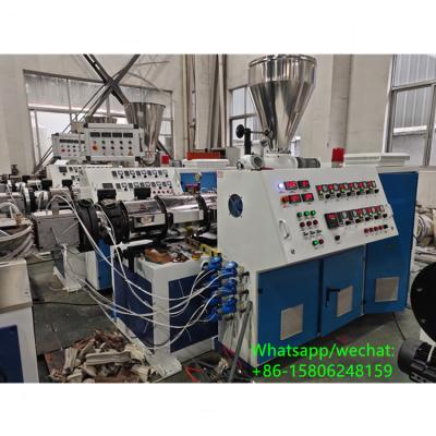 中国 sjsz65/132 PIPE upvc window and door profile making machine pvc profile extrusion line 販売のため